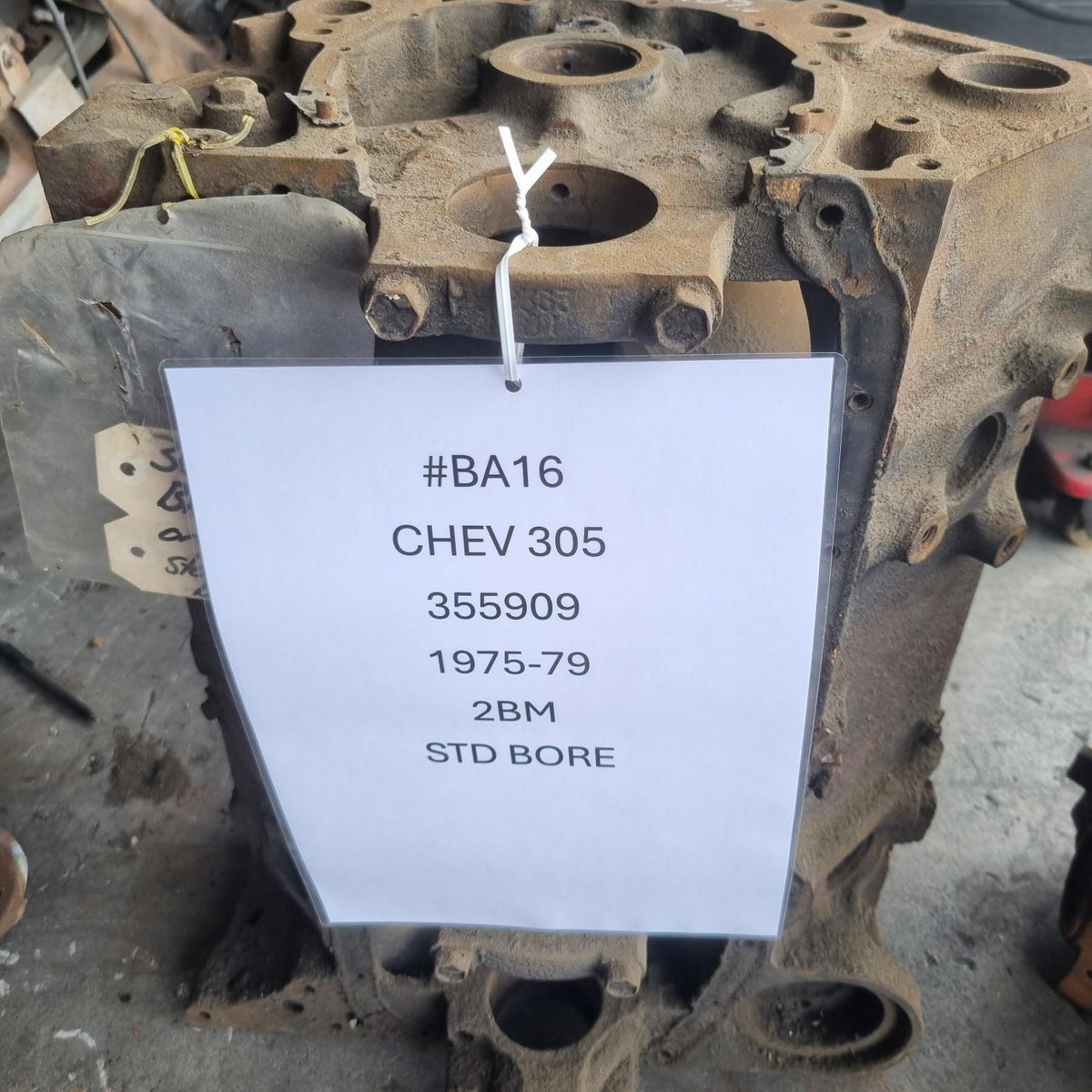 CHEV 305 BLOCK 355909 1975-79 STD BORE USED – Silvester V8