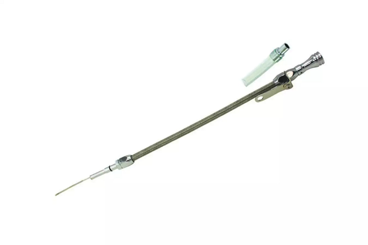 DIPSTICK GM LS FLEXIBLE BRAIDED BLOCK MOUNT BLACK – Silvester V8